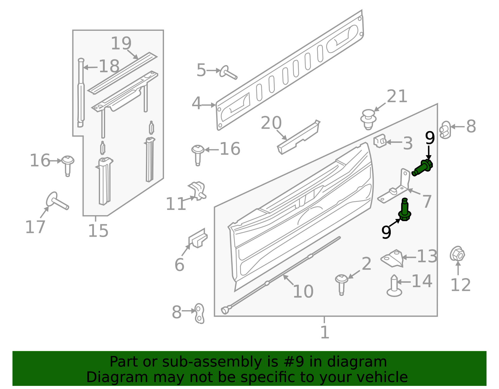 2017-2025 Ford Pivot Bolt W718104-S439 | OEM Parts Online