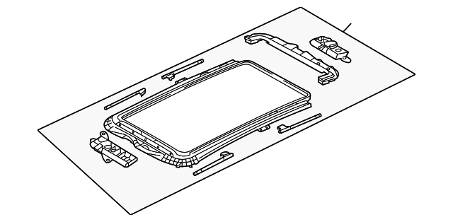 2009-2014 Volkswagen Jetta Sunroof Frame 1K9-877-049-A | OEM Parts Online