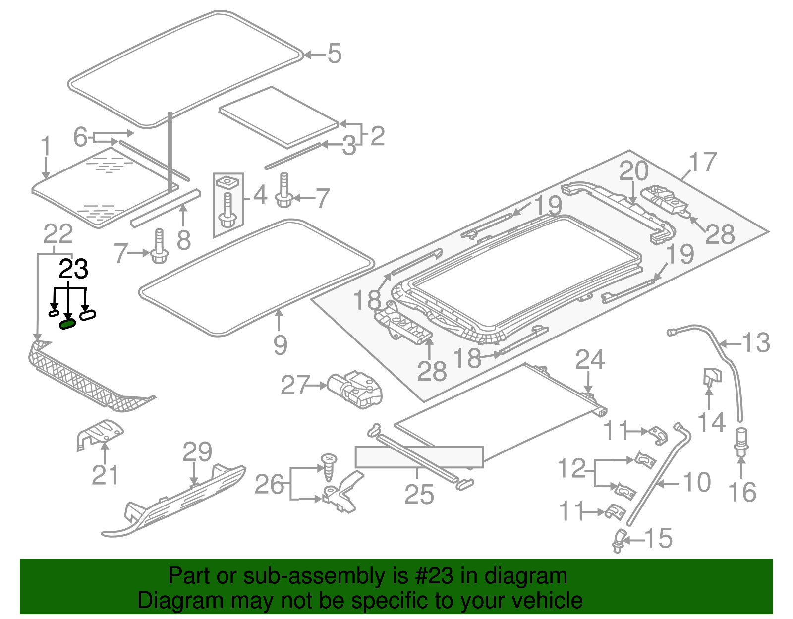 4L0-898-671-B - Air Deflector Mount Kit 2009-2014 Volkswagen ...
