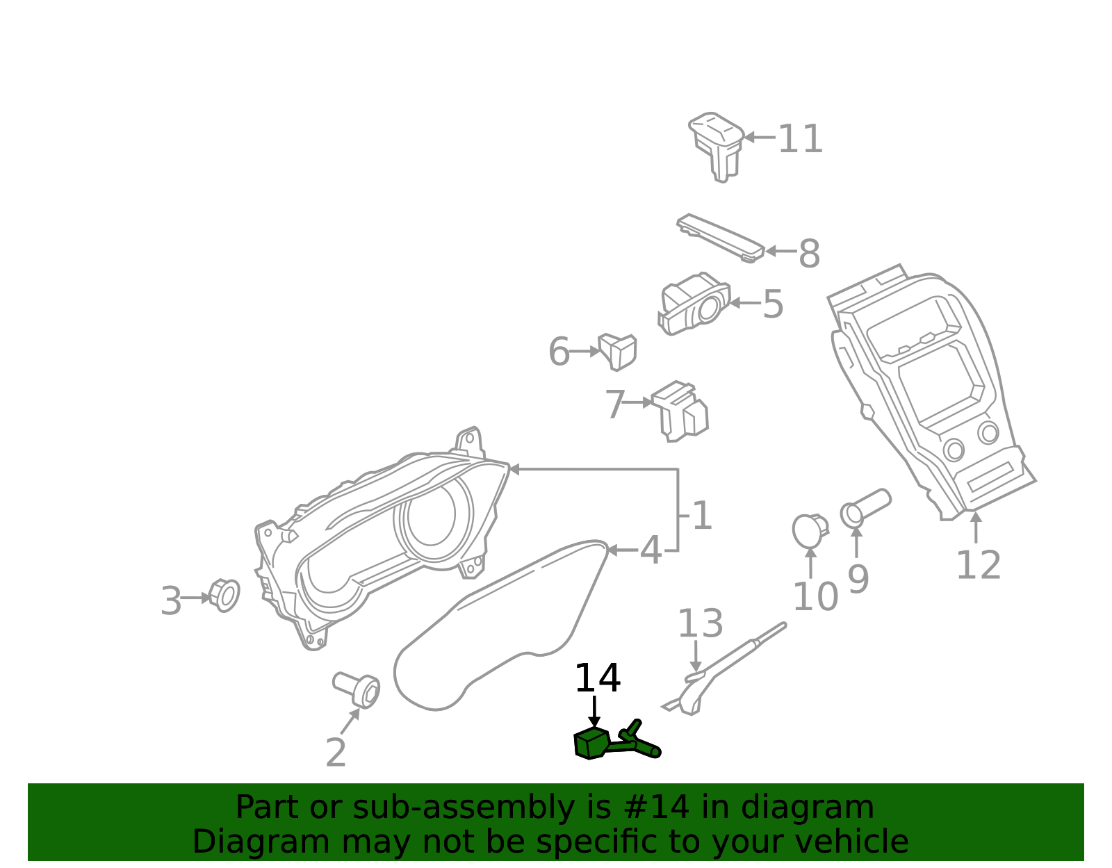 2016-2023 Lincoln Courtesy Lamp FA1Z-14A318-D | Awesome Parts Ford