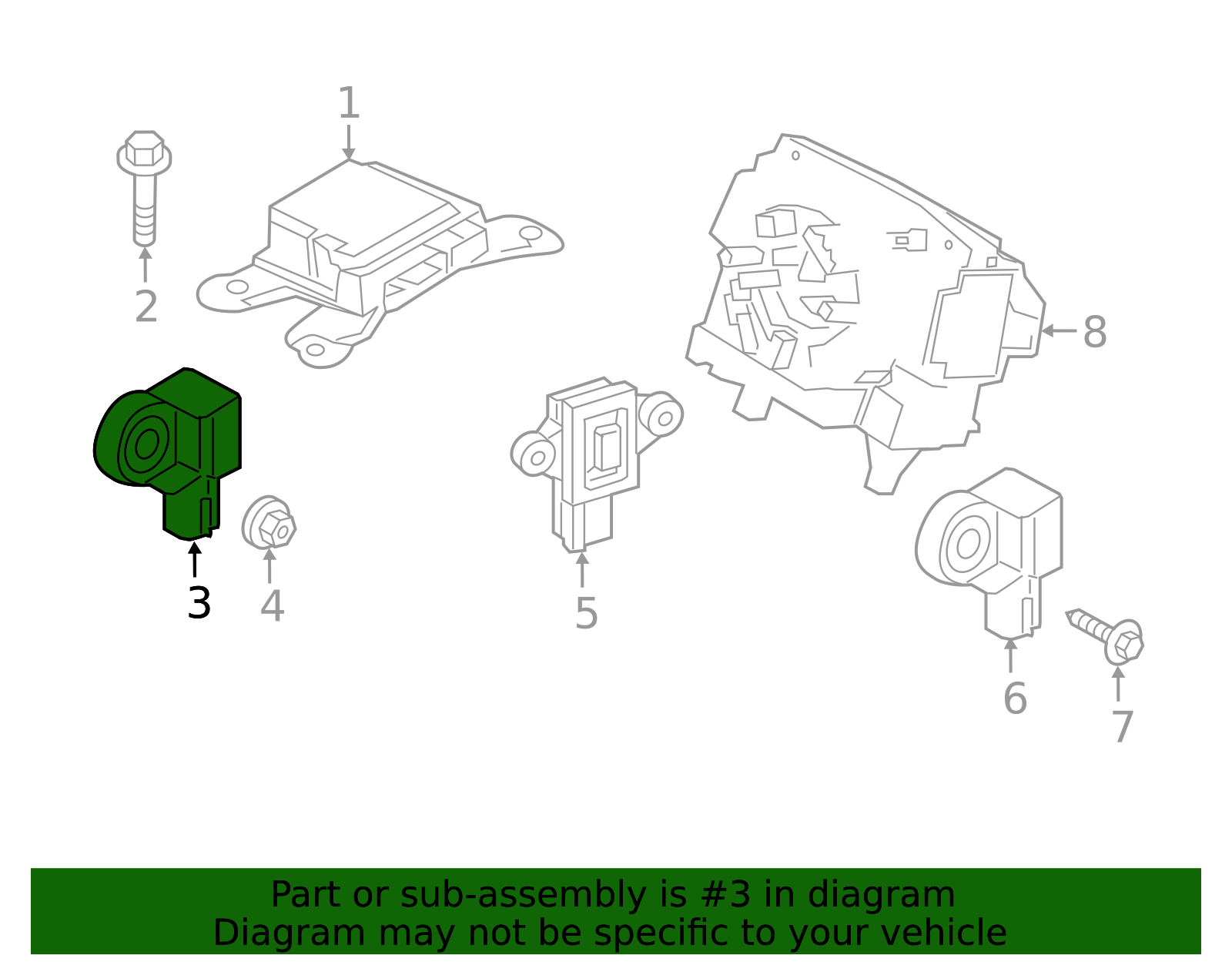 32381892 - High-Quality Air Bag Impact Sensor for 2023-2025 Volvo ...