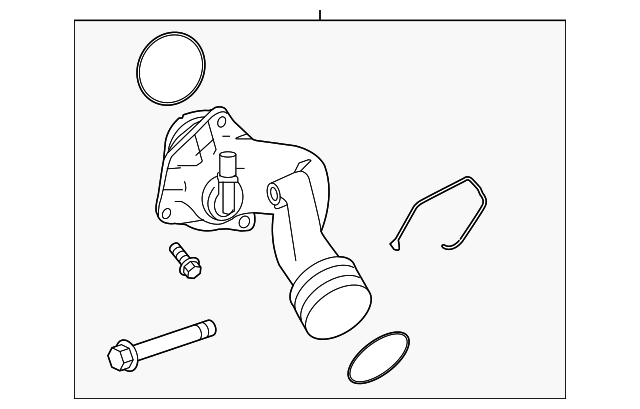 278-200-17-00 - Thermostat Mercedes-Benz USA Parts