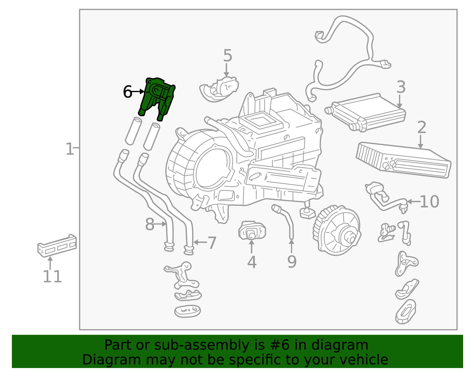 87240-0C011 - High-Quality HVAC Heater Control Valve for 2005-2007 ...