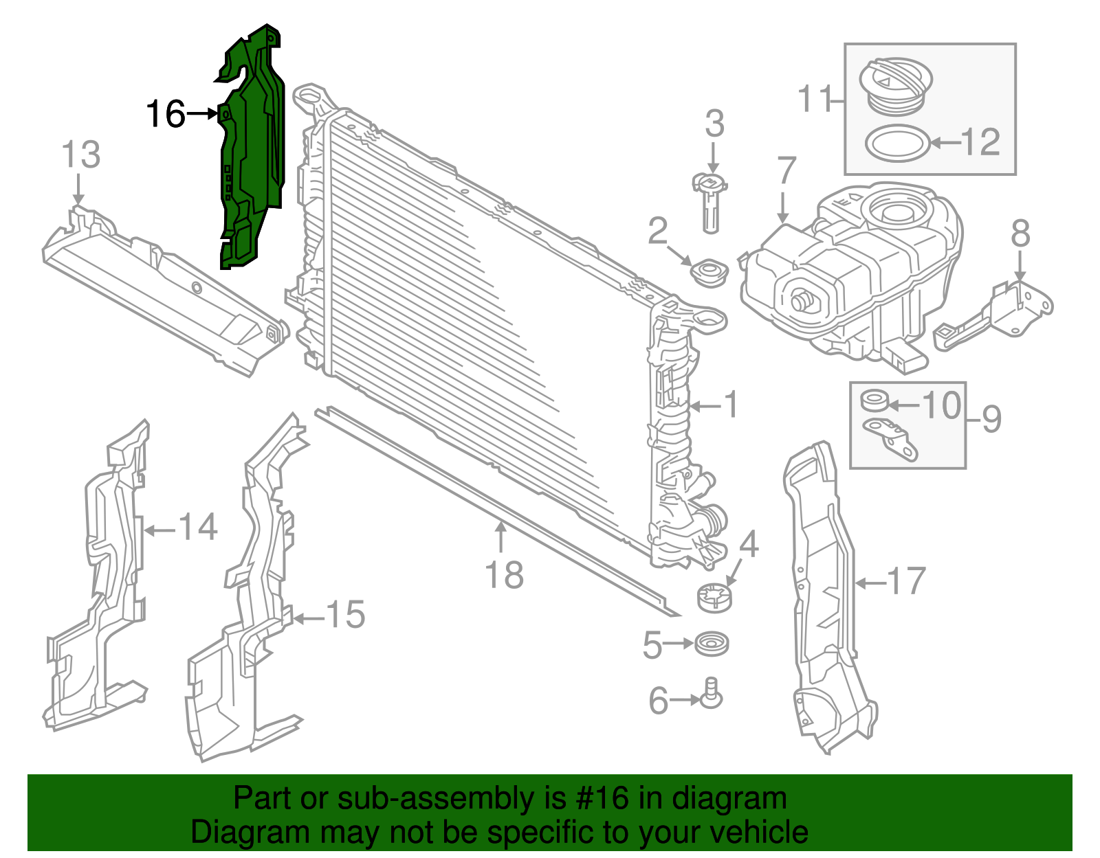 4G0-121-284-AH - Air Duct 2013-2018 Audi | Audi OEM Parts Guy