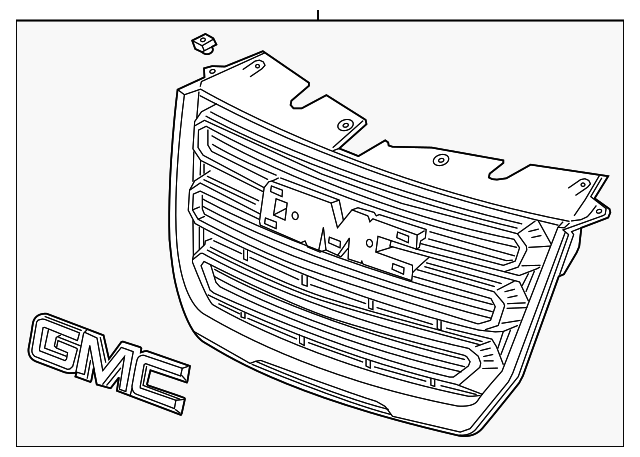 2016-2017 GMC Terrain Front Grille 23379206 | Shop Matick Buick GMC