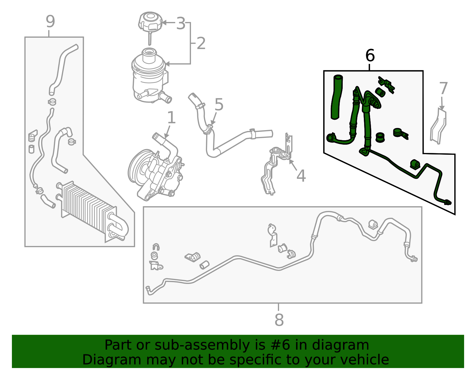 57510-3F300-DS - Pressure Hose 2007-2009 Kia Amanti | Kia.Parts Store