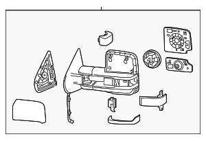 84691681 - Mirror Assembly 2018-2019 GM | Chevrolet Parts Direct