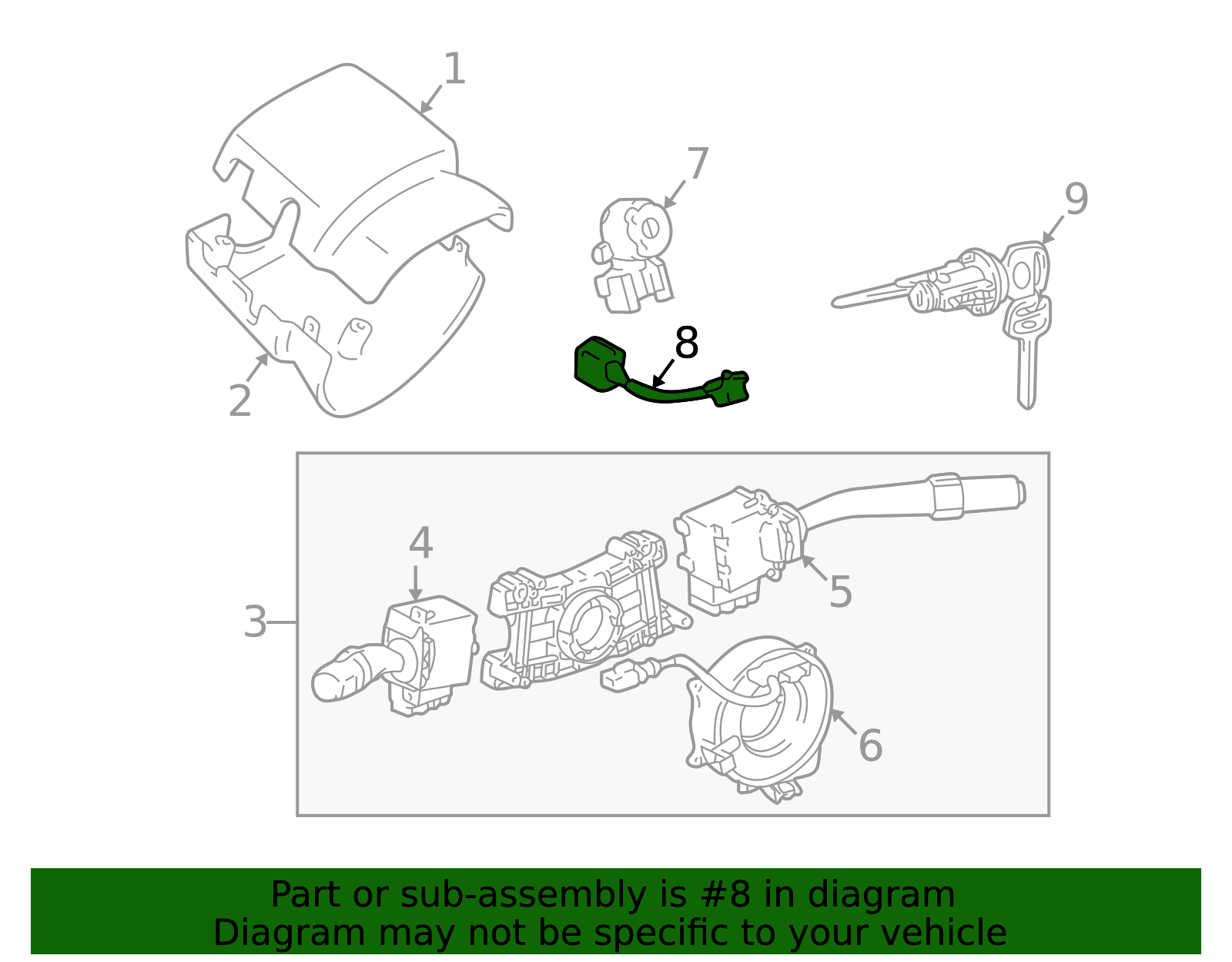 1995-2004 Toyota Tacoma Switch 84052-35020 | Toyota Parts Center