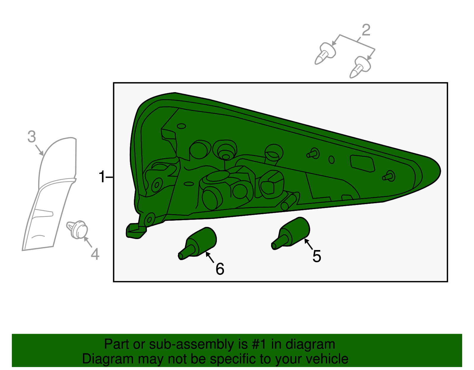 2019-2024 Nissan Murano Combo Lamp Assembly 26555-9UF0C | Nissan RVA