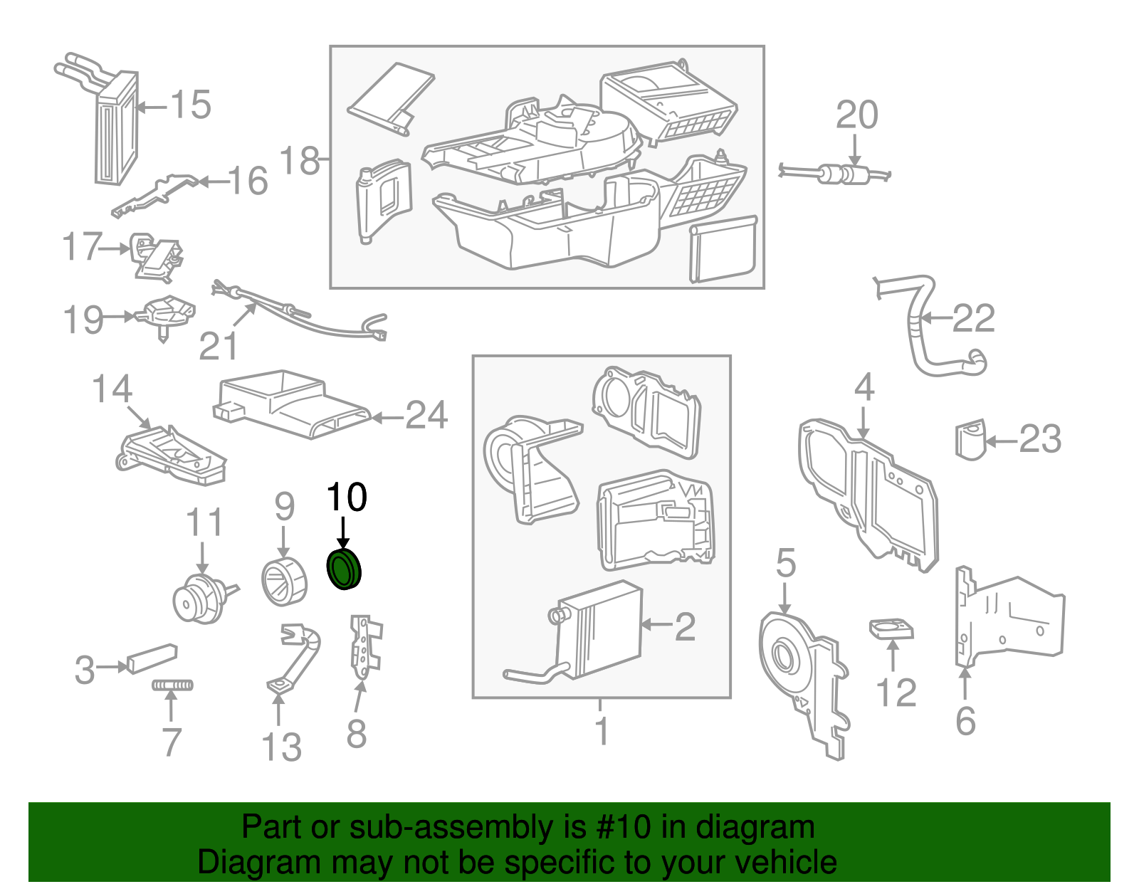 1992-2011 Ford Blower Motor Seal D9AZ-18N260-A | QuirkParts