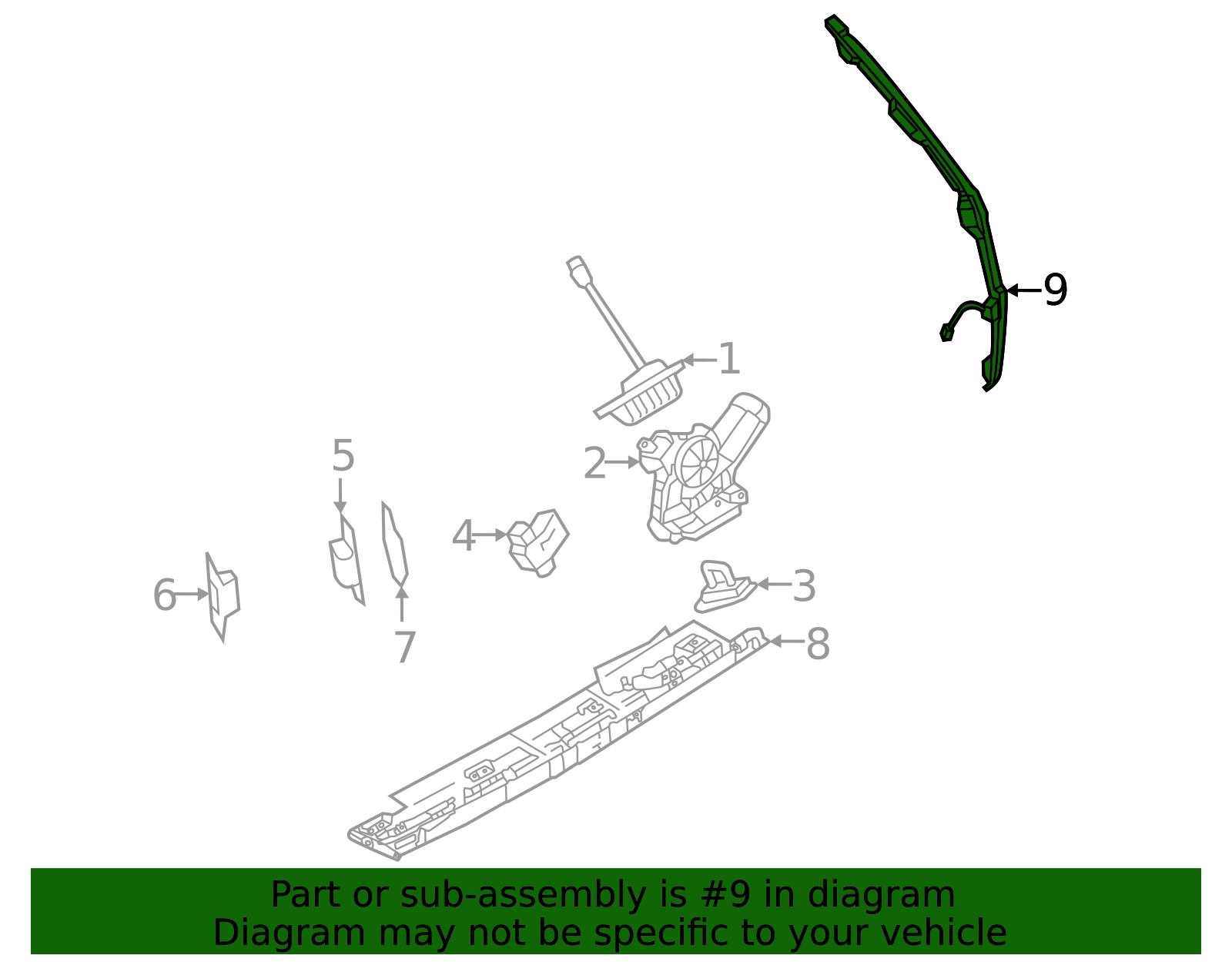 5813A193 - Mitsubishi Lift-Gate Object Sensor Retail Performance Auto Parts