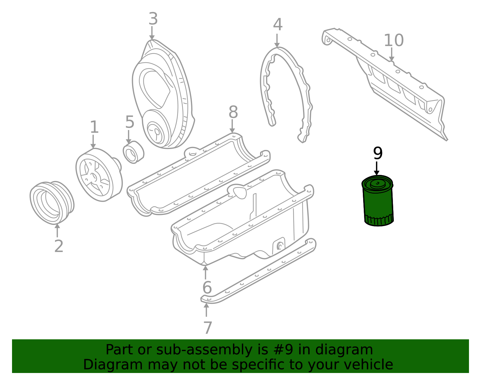 1985-1996 GM GM 12737090 Engine Oil Filter | GM Outlet