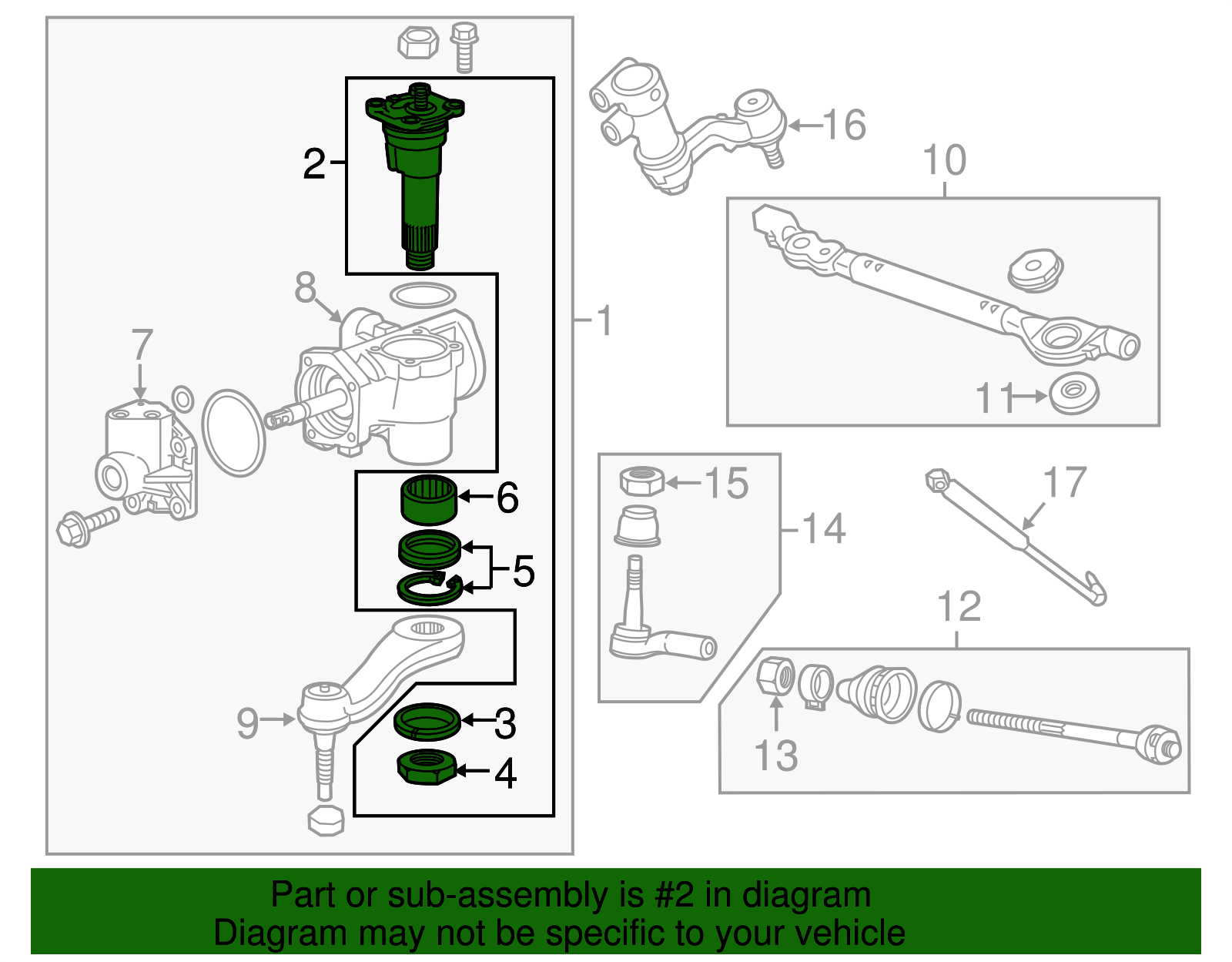 84251617 - 2011-2024 GM - Steering Gear Pitman Shaft | Partners Chevy