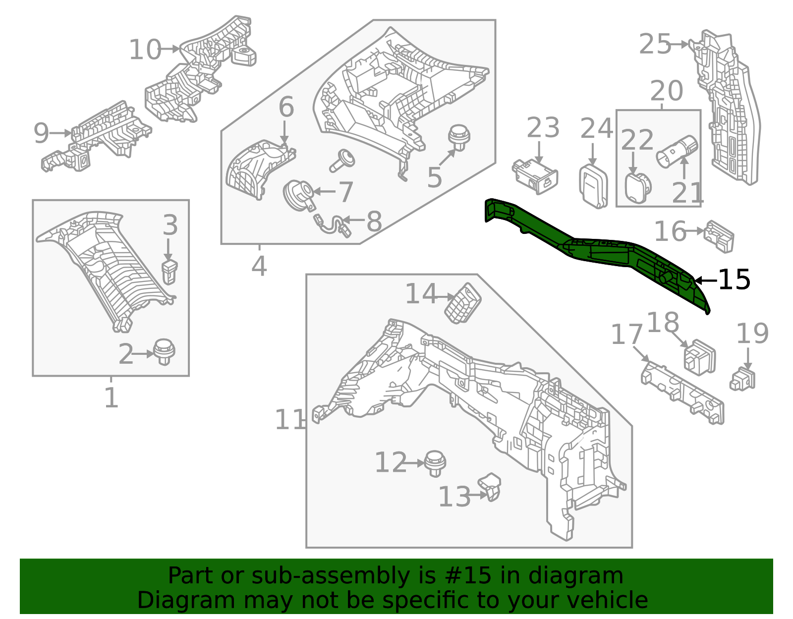 2024-2025 Mazda Interior Quarter Panel Trim Panel KMV6-68-84Z-02 | OEM ...
