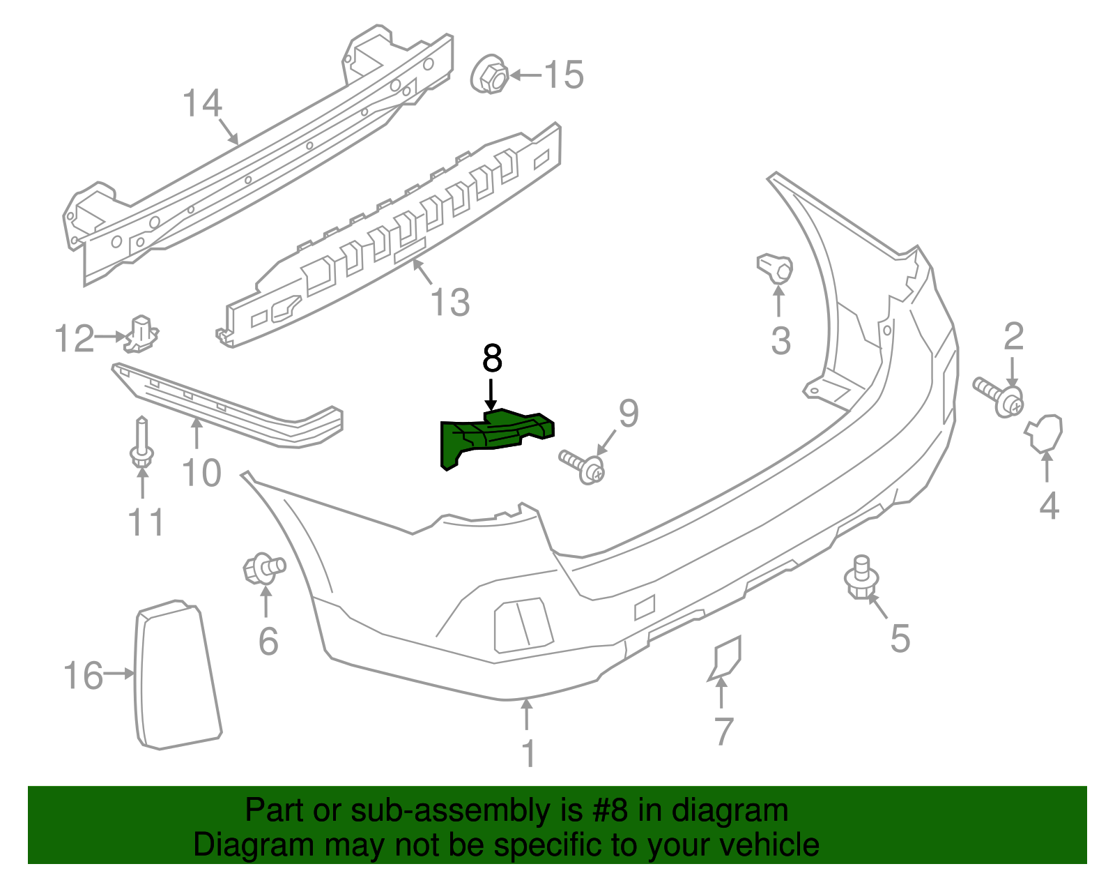 2015-2019 Subaru Outback Side Bracket 57707AL27A | OEM Parts Online