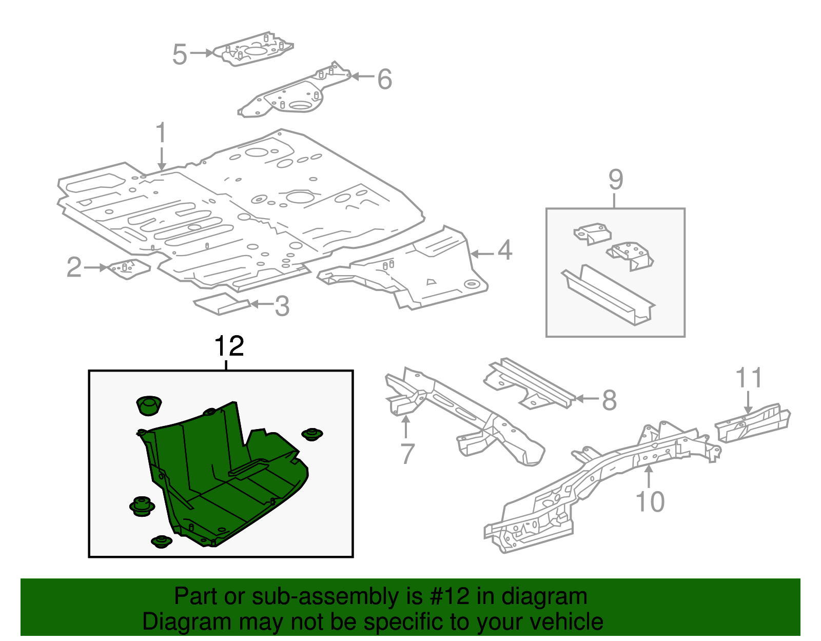 58723-0E050 - Trim Cover - 2014-2019 Toyota Highlander | OEM Genuine ...