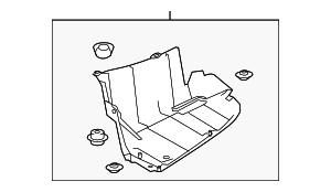 58723-0E050 - Trim Cover - 2014-2019 Toyota Highlander | OEM Genuine ...