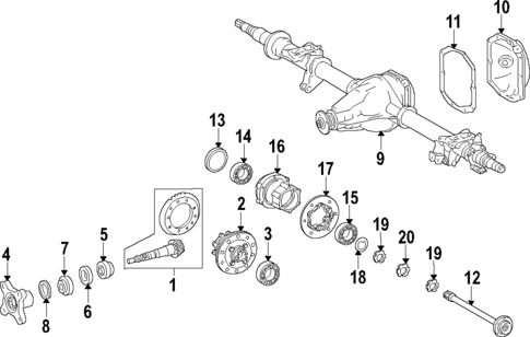 Rear Axle for 2020 Mercedes-Benz Sprinter 3500 XD | Mercedes-Benz USA Parts