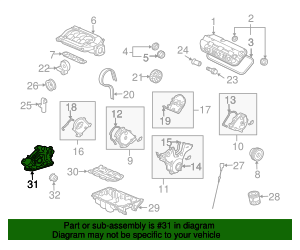 2007-2014 Honda Oil Pump 15100-R72-A02 | Honda Factory Parts