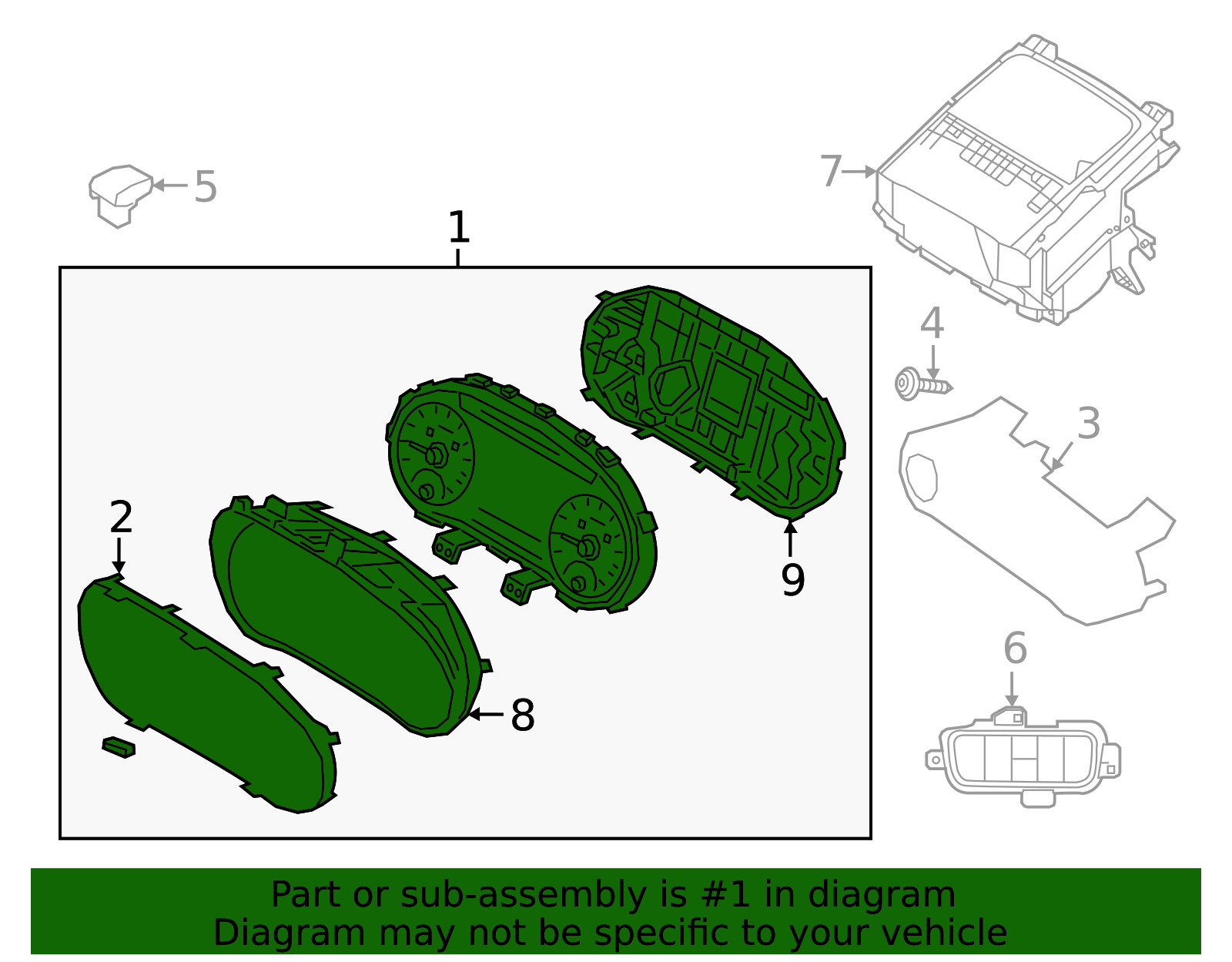 94023-K0000 - Instrument Cluster 2023-2024 Kia Soul | Kia.Parts Store