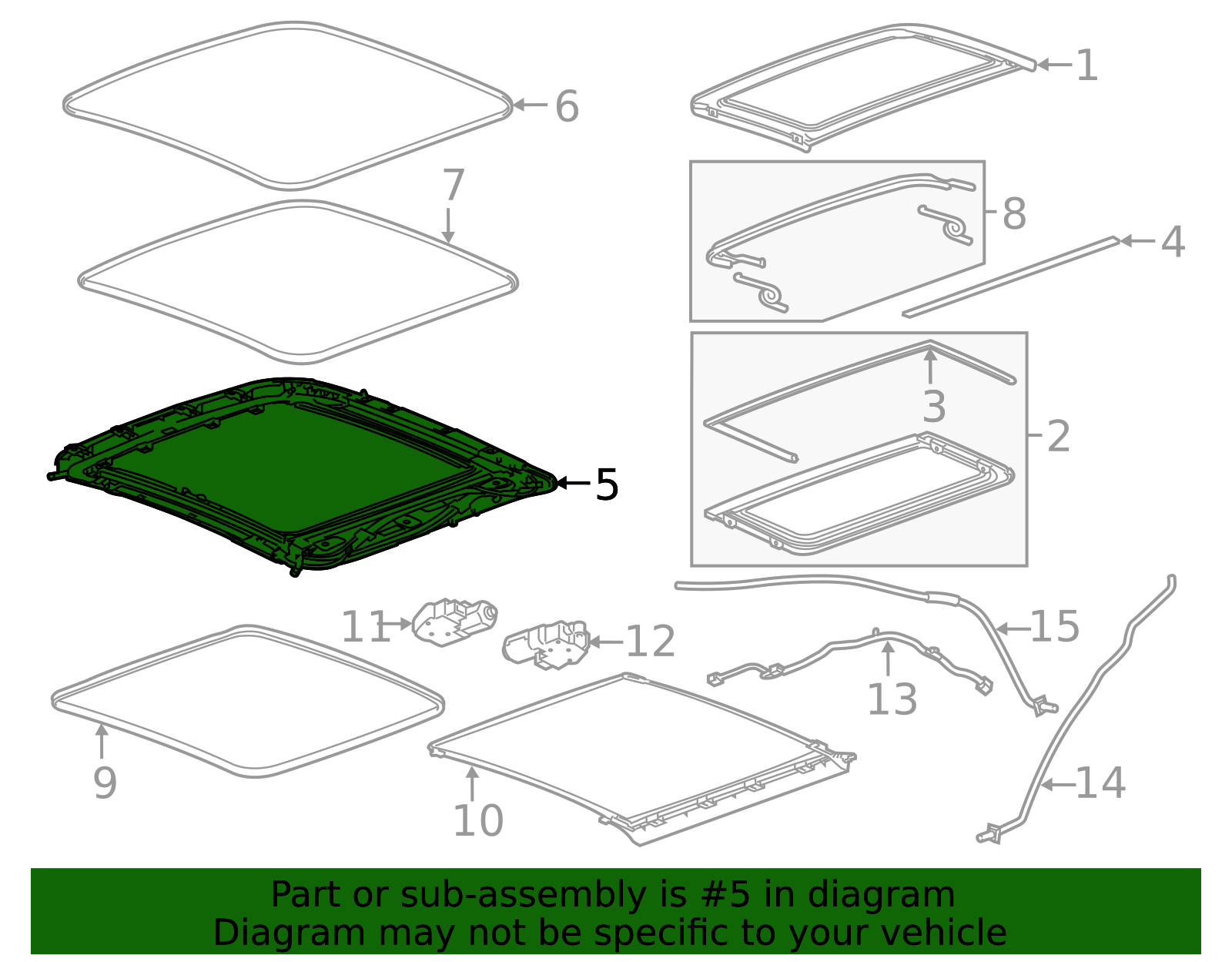 Sunroof Frame 23142880 | OEM Parts Online