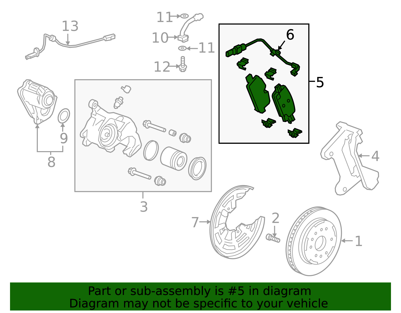 2021-2025 GM Rear Pads 85537461 | Payne Weslaco Motors GMC Parts