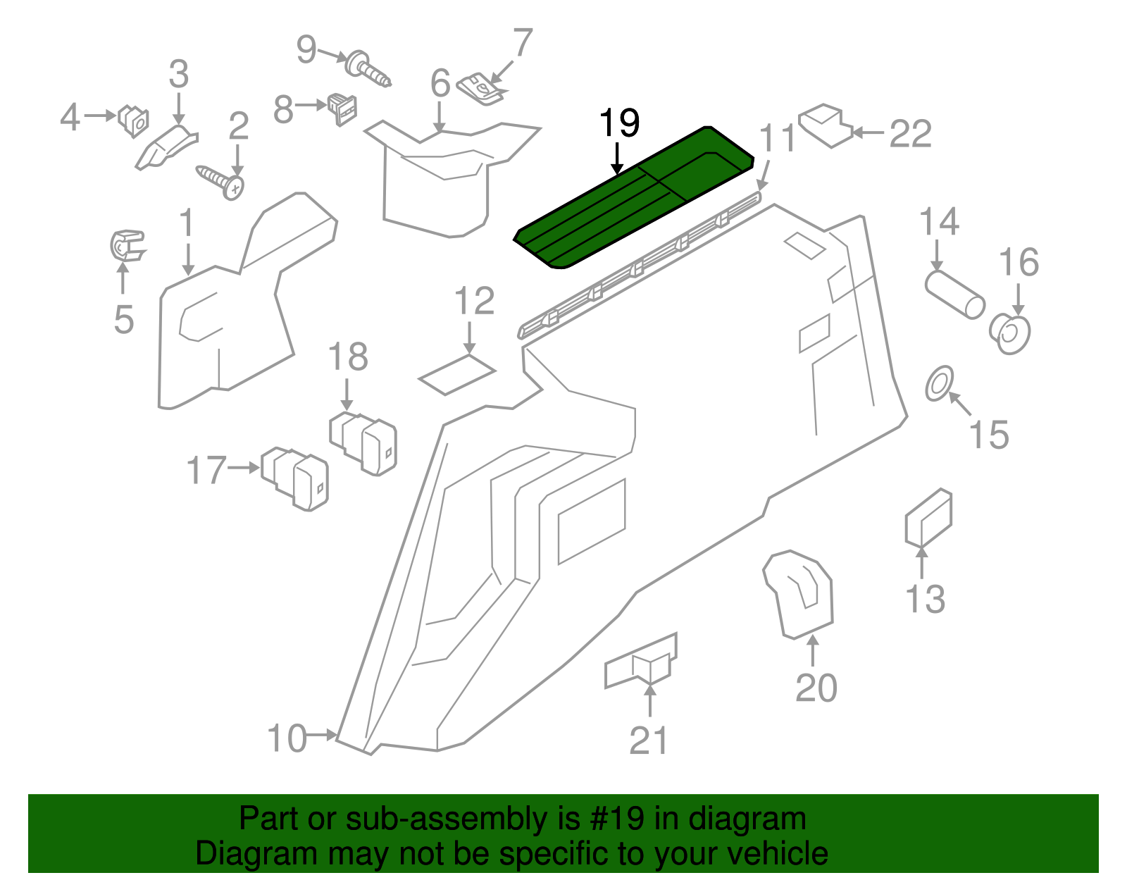 2015-2017 Ford Utility Tray FL1Z-7813530-AA | Awesome Parts Ford