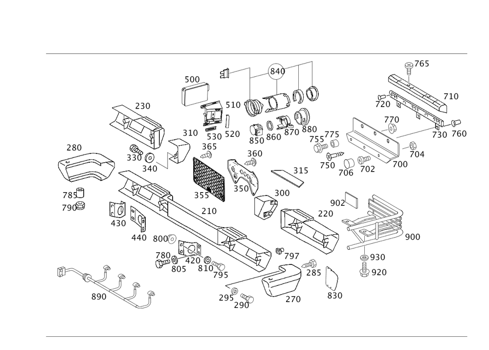 463-885-01-90 - Padding 2003-2018 Mercedes-Benz | Mercedes-Benz USA Parts