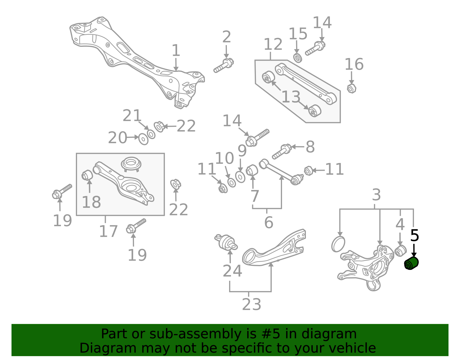 55216-2S000 - High-Quality Knuckle Lower Bushing for 2010-2015 Hyundai ...