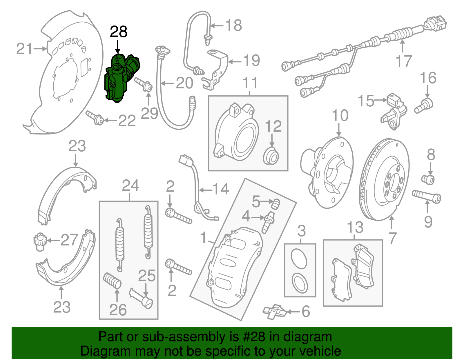 7P0-609-723-B - Adjust Motor 2011-2017 Volkswagen Touareg | Volkswagen ...