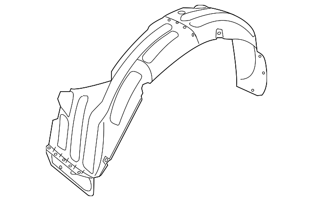 86812-3W500 - Fender Liner 2014-2016 Kia Sportage | Kia.Parts Store