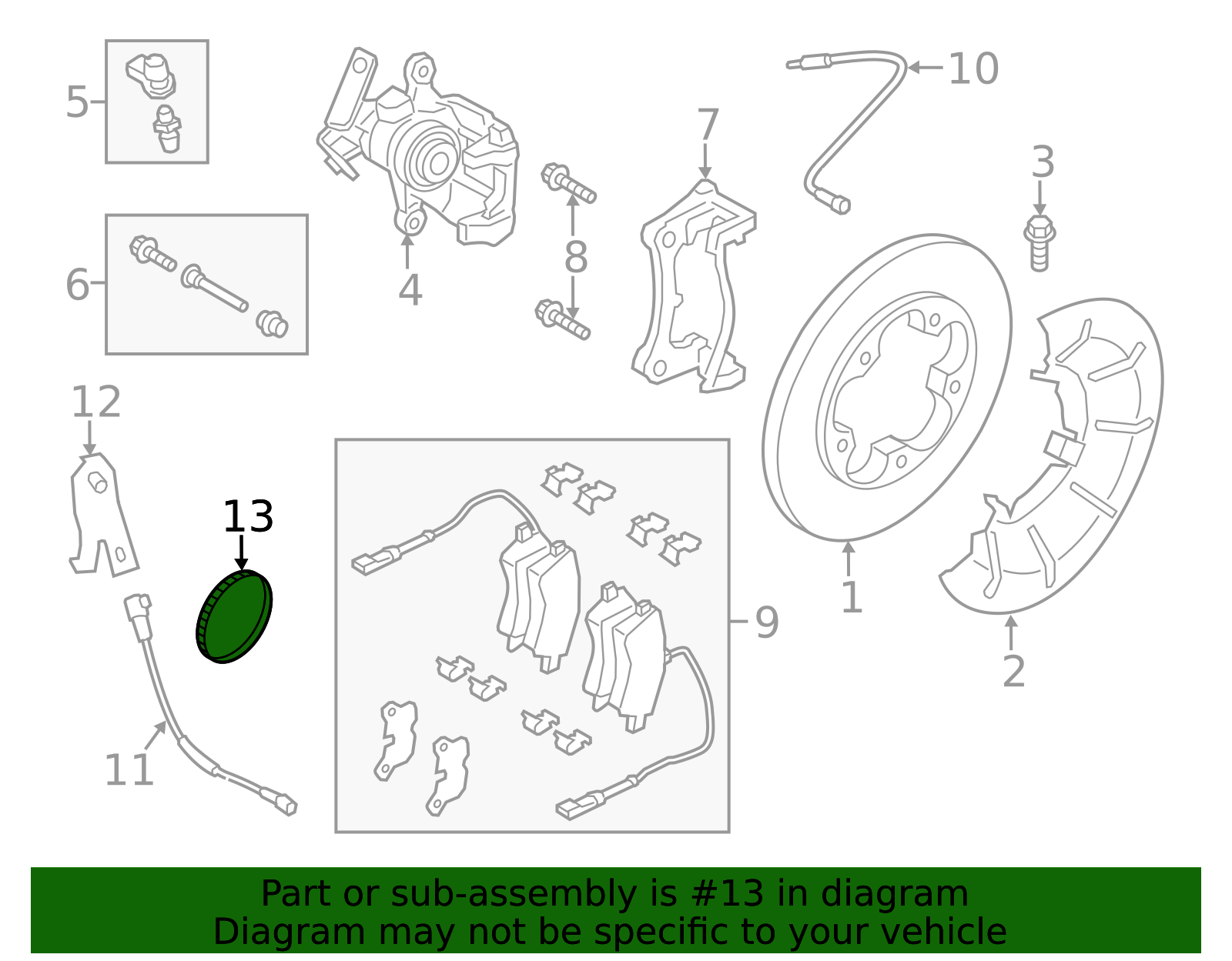 2015-2025 Ford ABS Wheel Speed Sensor Tone Ring BK3Z-2C189-A | Awesome ...