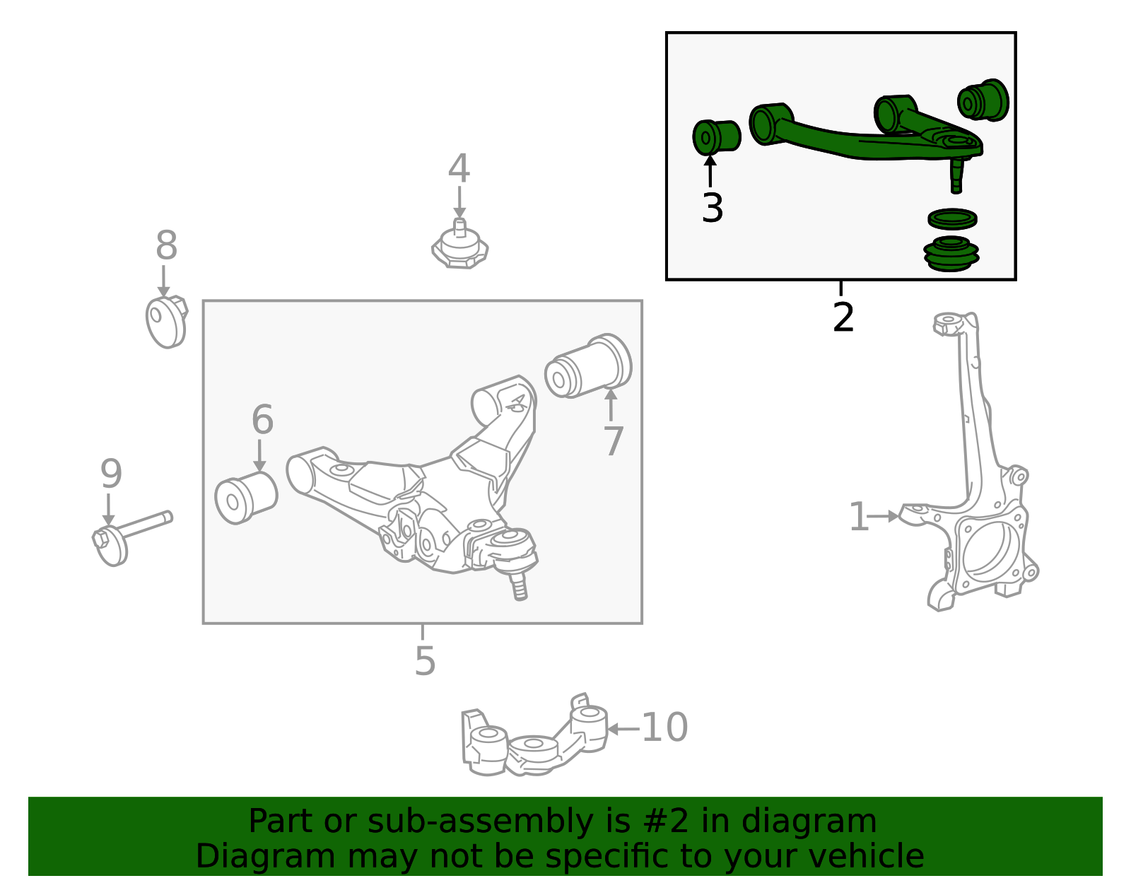 48630-60060 - Upper Control Arm 2022-2025 Lexus | Lexus Parts Outlet