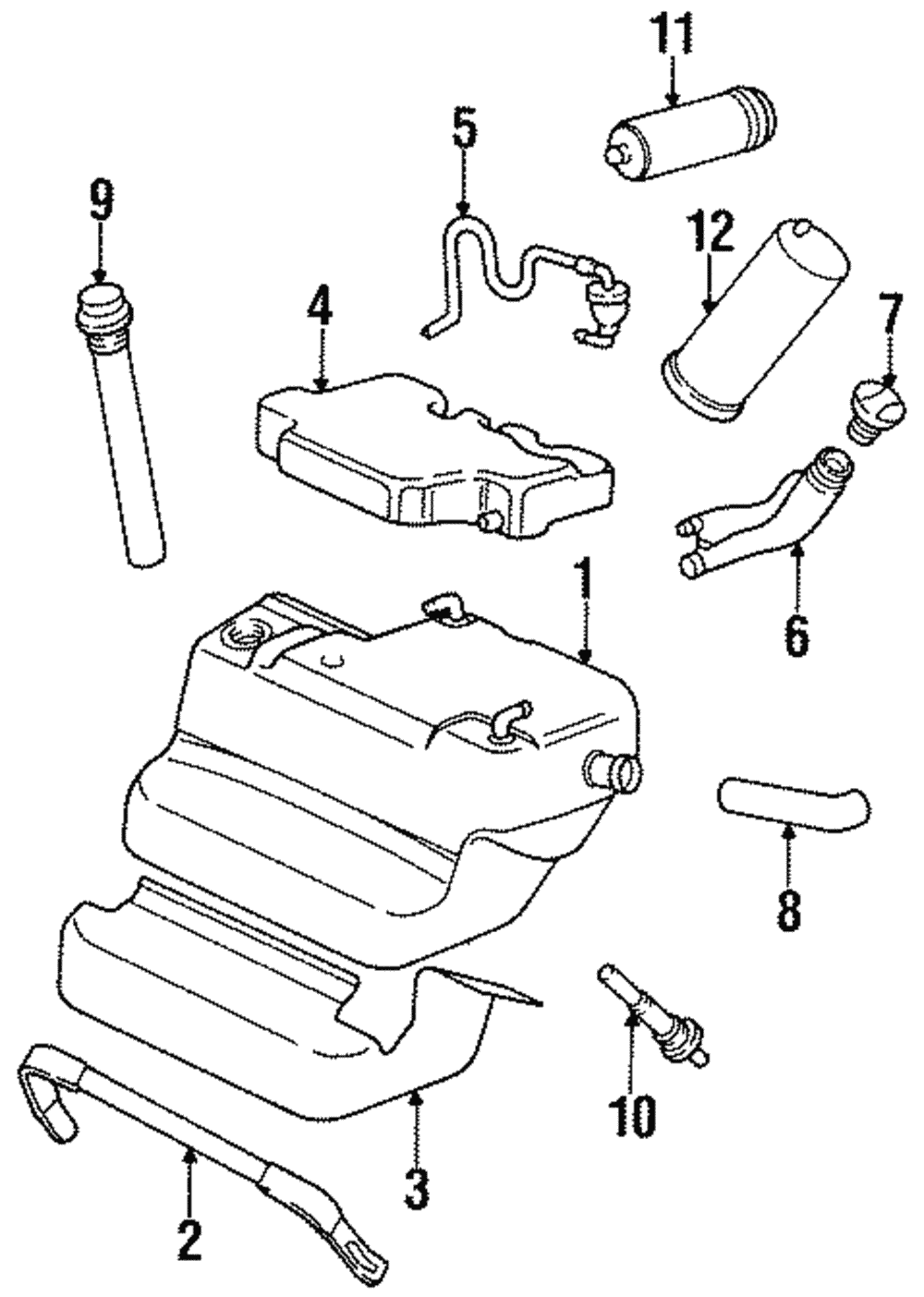1984-1998 Porsche Vapor Canister 993-201-221-03 | Sunset Porsche Parts