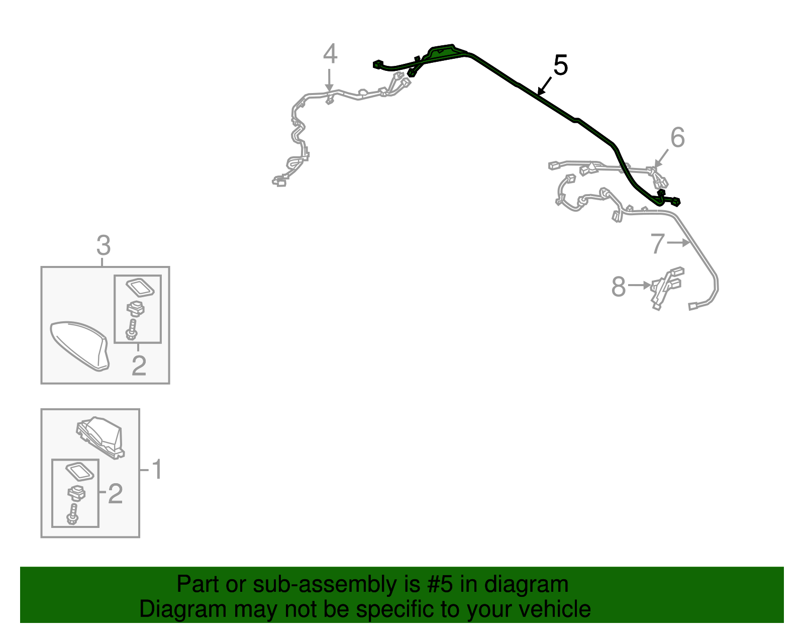 86101-78160 - High-Quality Antenna Cable for 2015-2021 Lexus ...