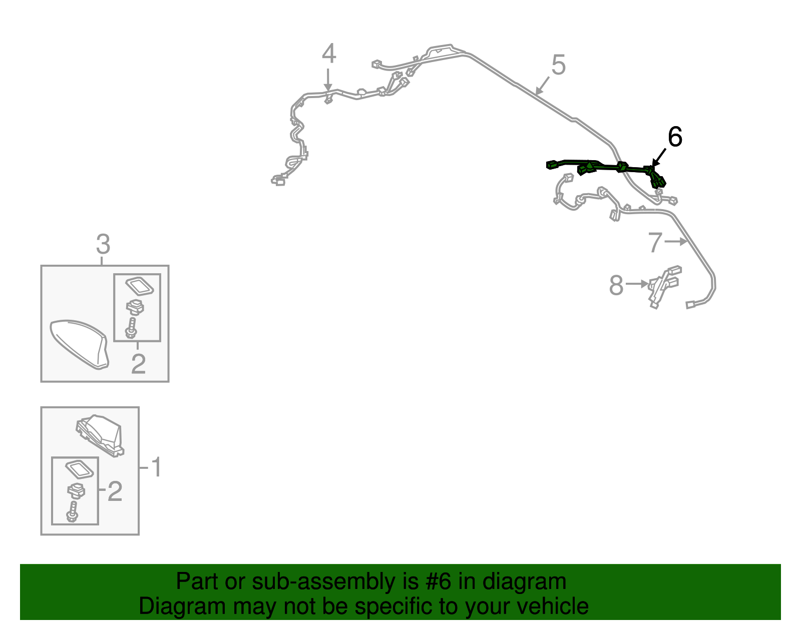 86101-78830 - 2018-2021 Lexus - Antenna Cable | My L Parts
