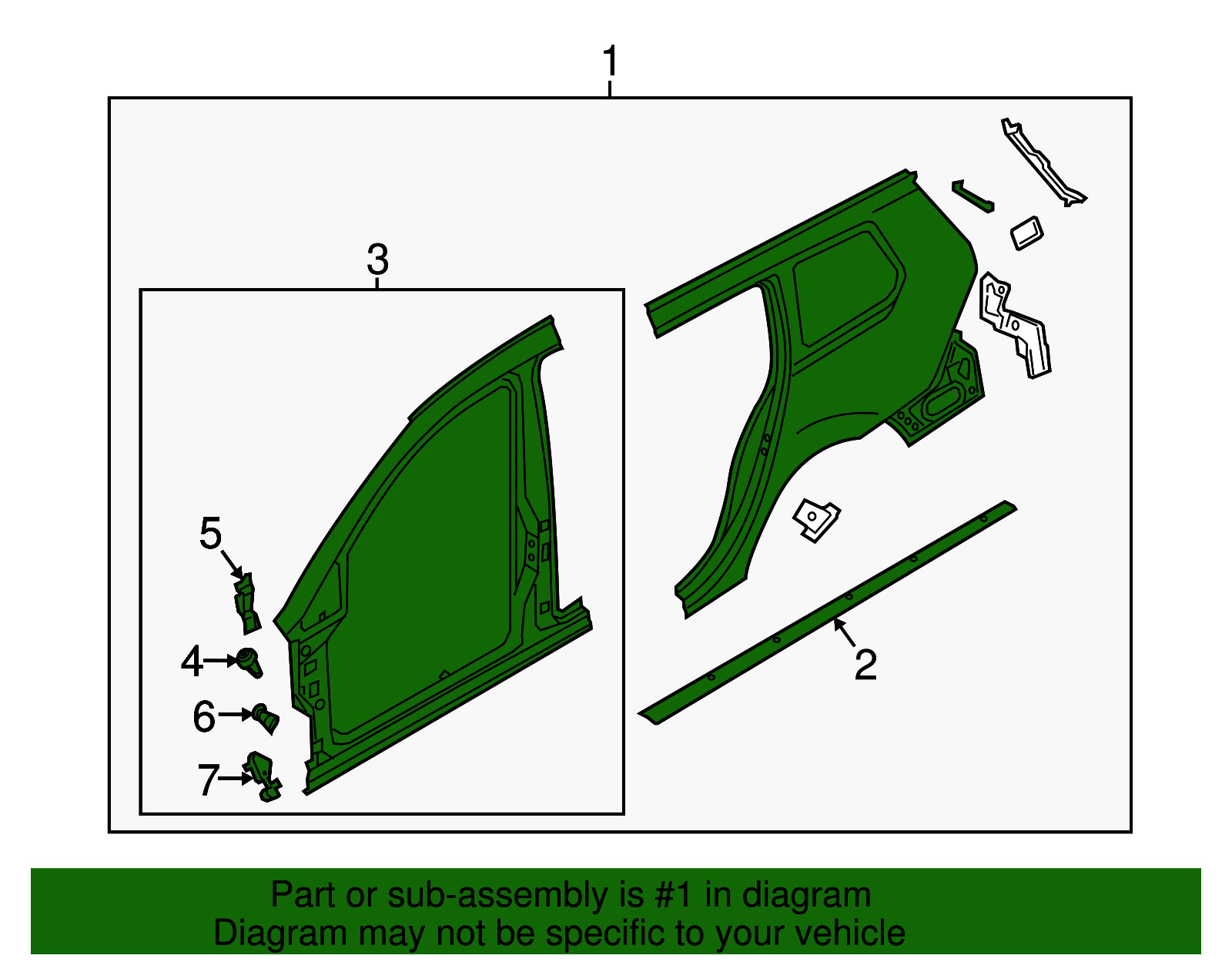 5G9-809-051 - Uniside Panel 2015-2019 Volkswagen | OEM VW Parts Haus