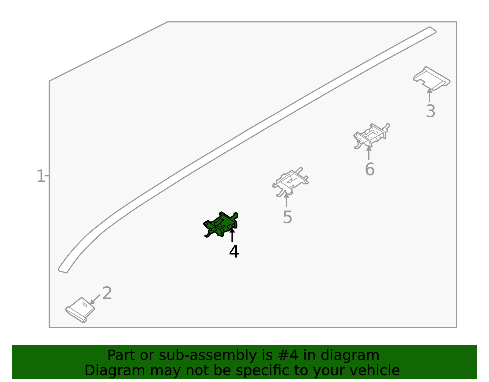 87235-R0000 - Roof Molding Clip 2022-2025 Kia Carnival | Kia.Parts Store