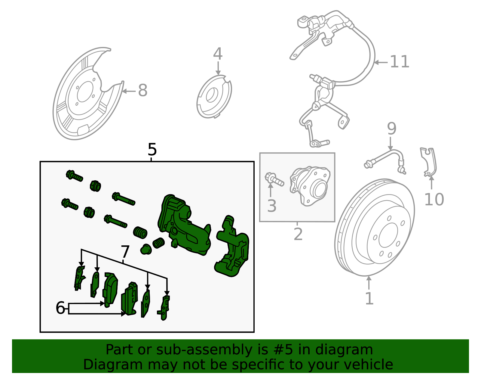 D4000-6RA4A - Caliper Assembly 2021-2025 Nissan Rogue | Official Nissan ...