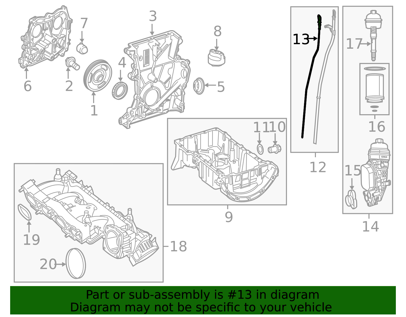 2014-2020 Mercedes-Benz Oil Dipstick 270-010-86-04 | OEM Pro Parts - CA