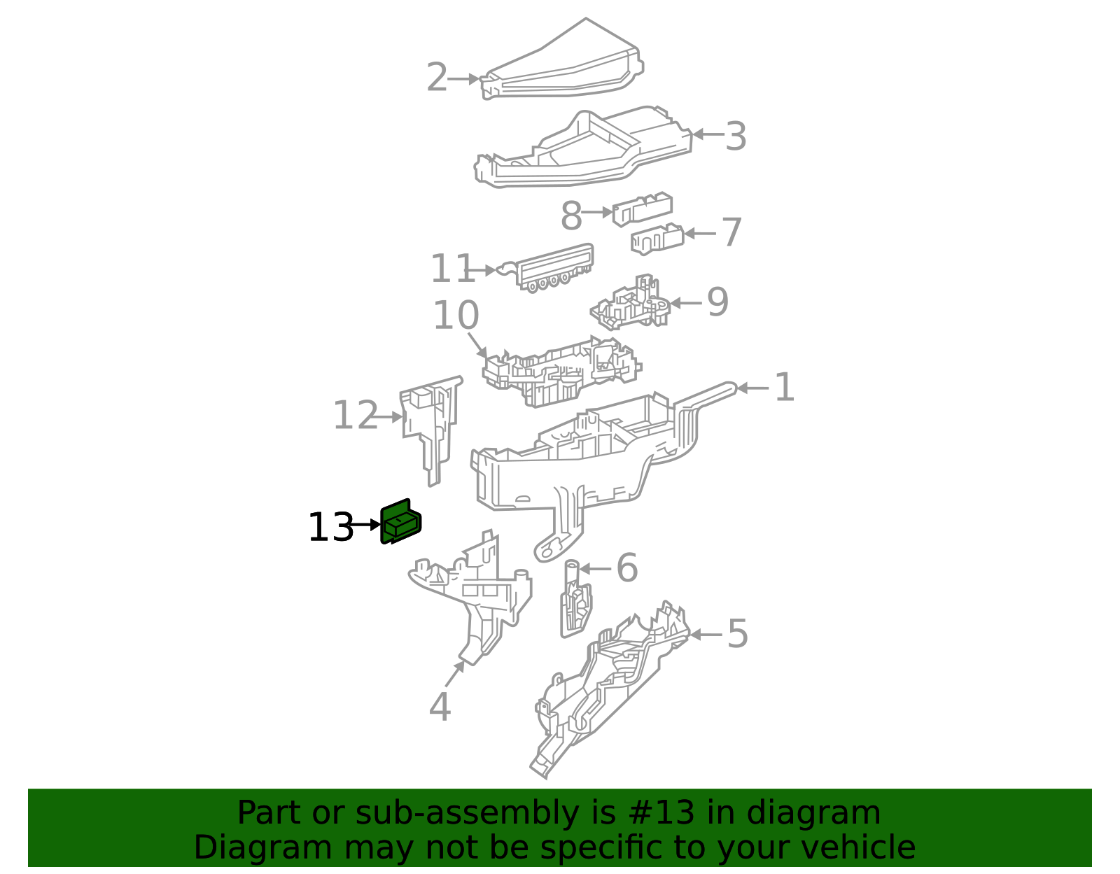 2020-2025 Toyota Highlander Fuse Holder 82666-0E240 | Lithia Toyota Parts