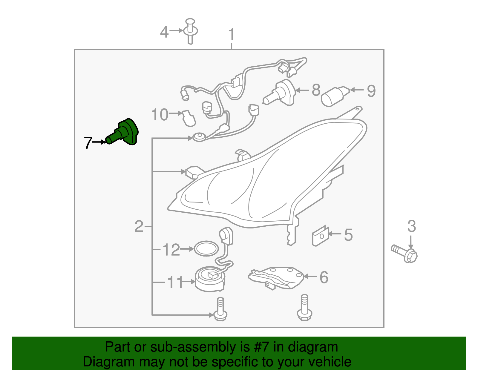 26297-89900 - Xenon Bulb 2015-2017 Infiniti | Official INFINITI Parts Store