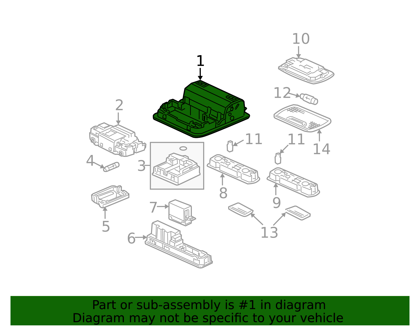 Center Console - Restore OEM Interior Design 83250-TA5-A51ZE ...