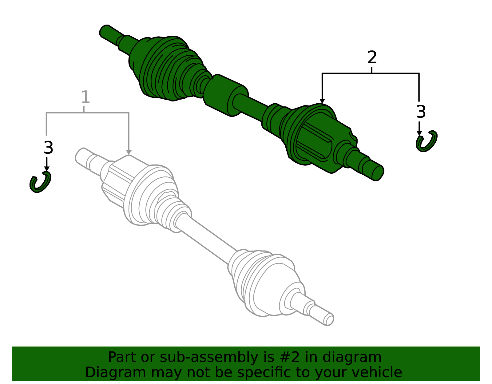 2012-2018 Ford Focus Axle Assembly CM5Z-3B437-A | Awesome Parts Ford