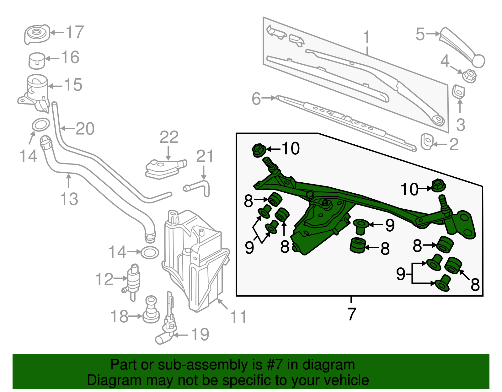2003-2012 Land Rover Range Rover Motor & Linkage LR035806 | OEM Parts ...