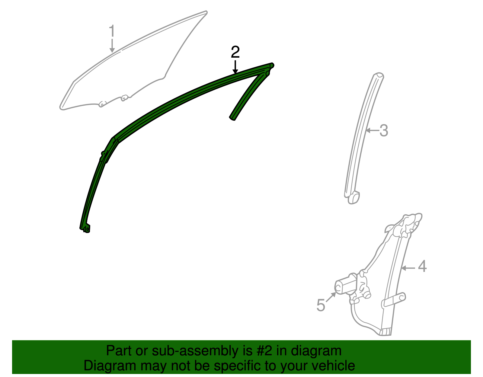 2000-2005 Chevrolet Impala Run Channel 10364678 | Capital Chevy Parts