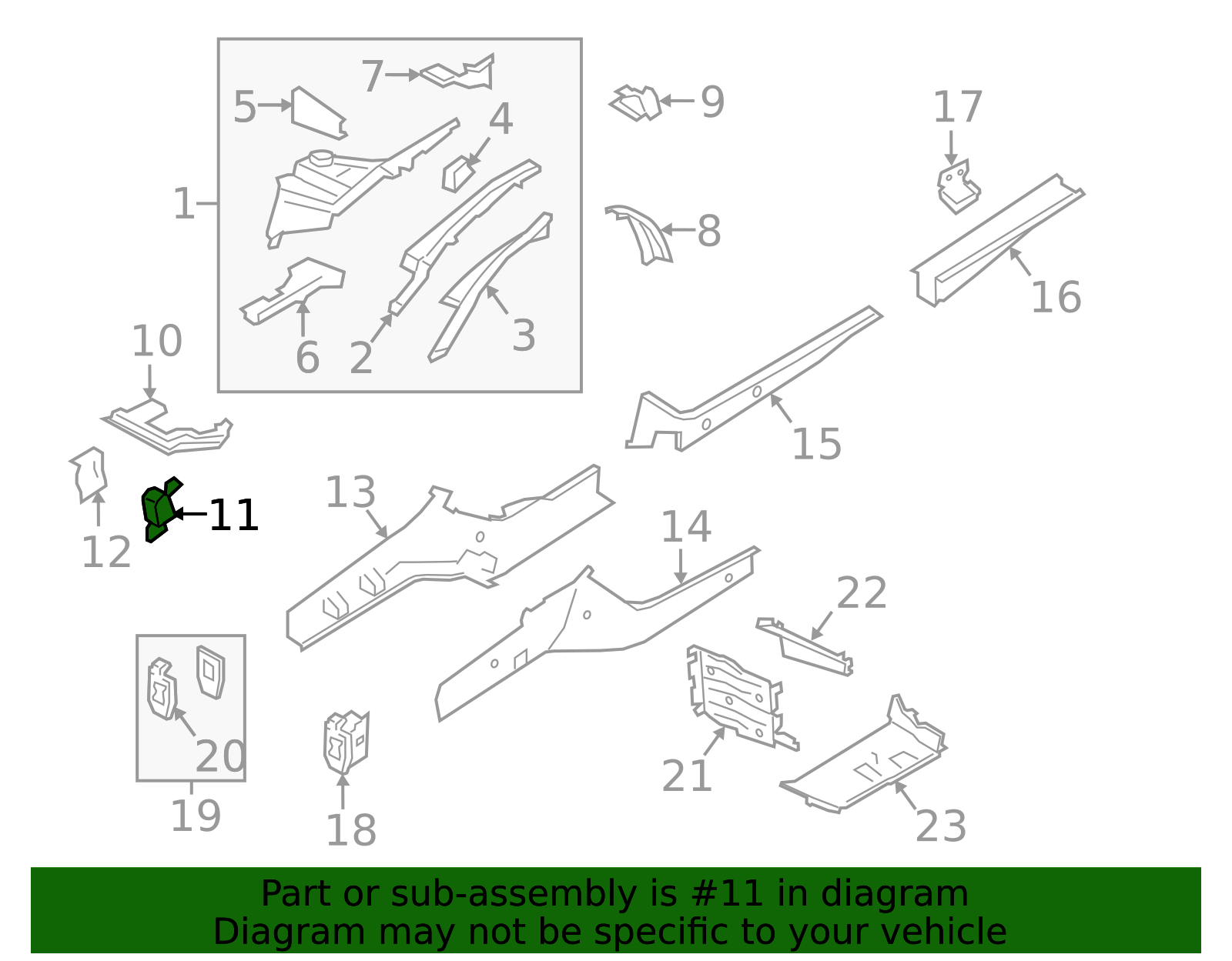 2015-2025 Porsche Macan Headlamp Bracket Outer Support 95B-805-831-AY ...