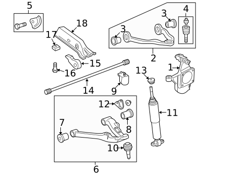 Suspension Components for 2010 Chevrolet Silverado 2500 HD ...