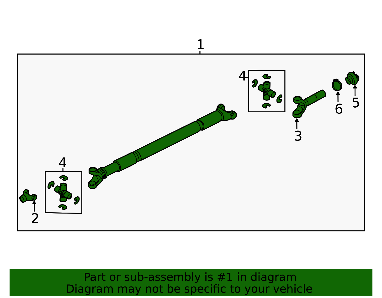 2020-2025 Ford | Drive Shaft | L1MZ-4R602-AT | Walls' Ford Parts