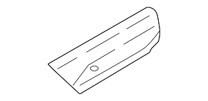 8W0-809-424 - Outer Wheelhouse Rear Extension 2017-2025 Audi | Audi OEM ...